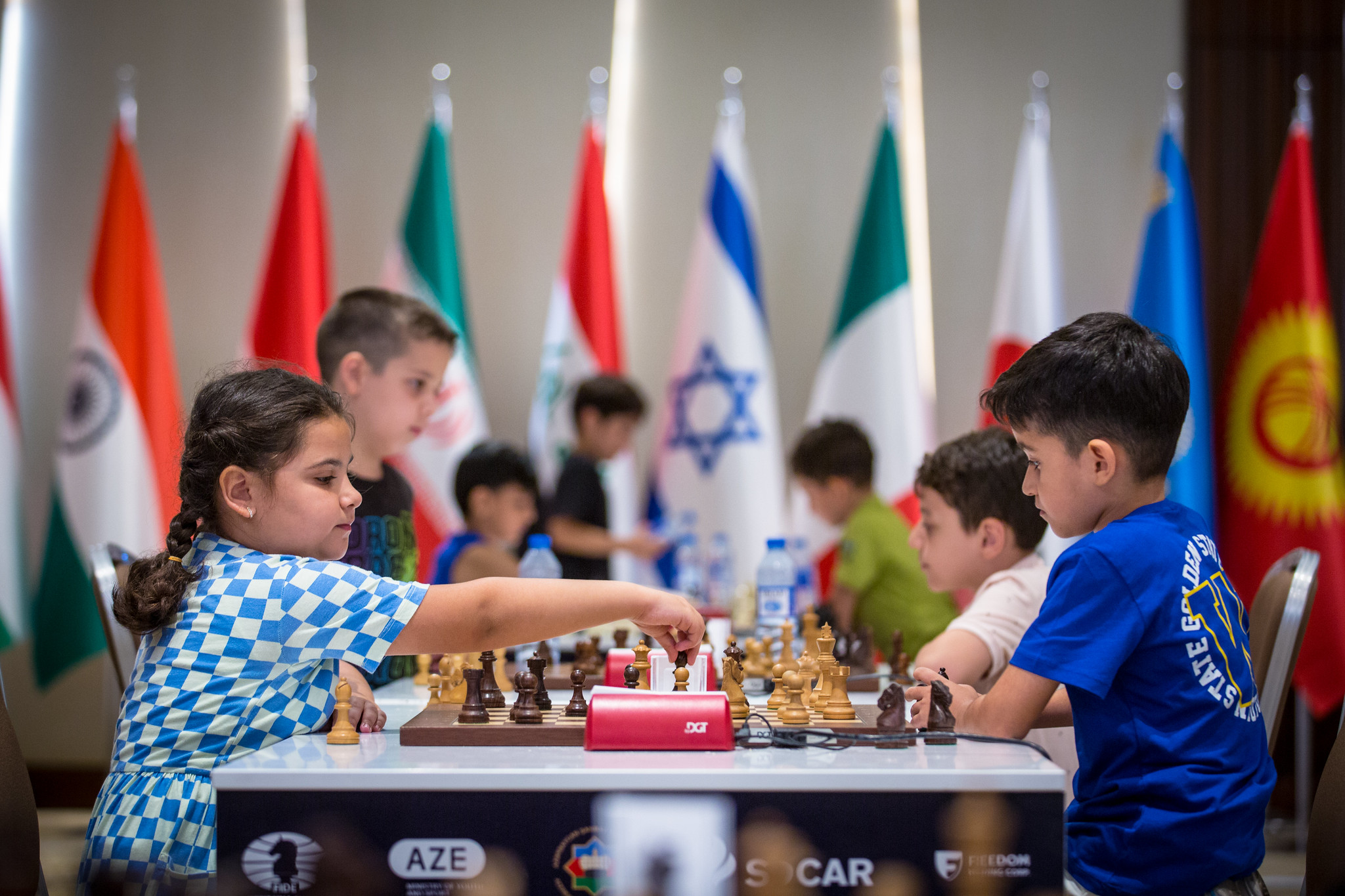 100 kids participate in the “Little Stars” WOM event – FIDE Commission ...
